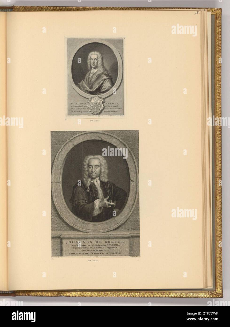 Jacob Houbraken (Engraver) Portraits Johann Adam Kulmus, Johannes de ...