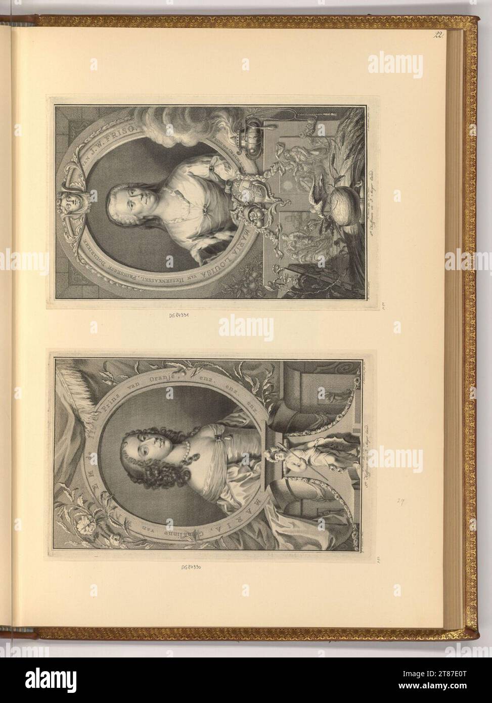 Jacob Houbraken (Engraver) Portraits Princess Maria Henrietta Stuart ...