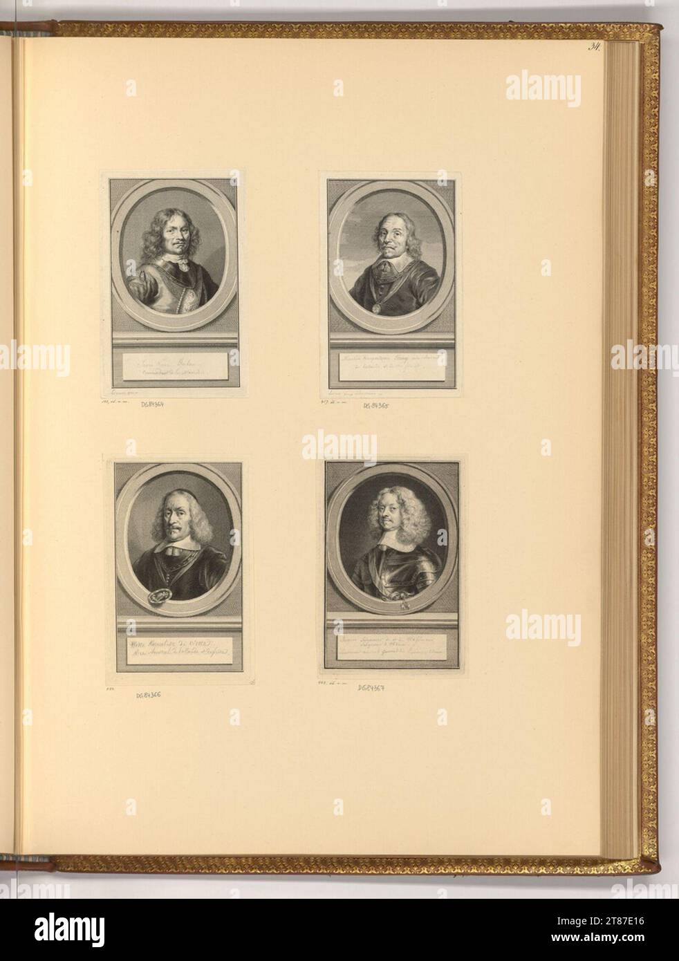 Jacob Houbraken (Engraver) Wagenaar, Jan: Patriotic History, Porträt ...