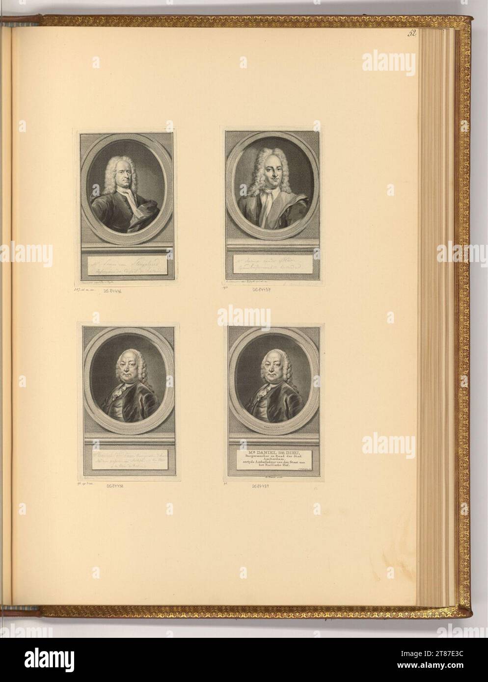 Jacob Houbraken (Engraver) Wagenaar, Jan: Patriotic History, Porträt ...