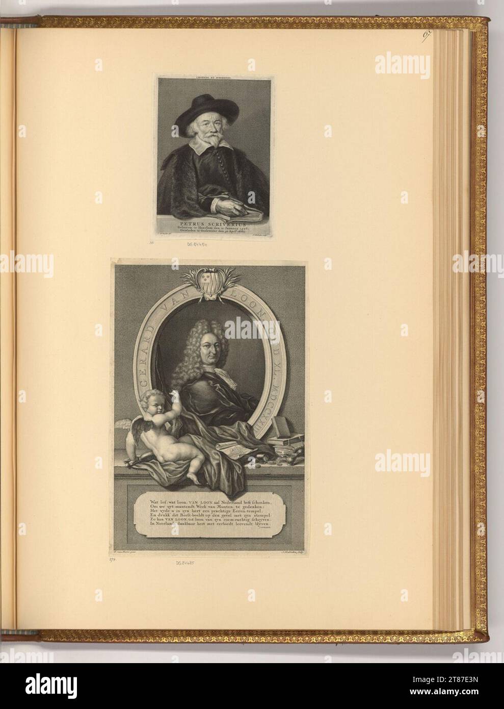 Jacob Houbraken (Engraver) Portrats Petrus Scriverius, Gerard van Loon ...