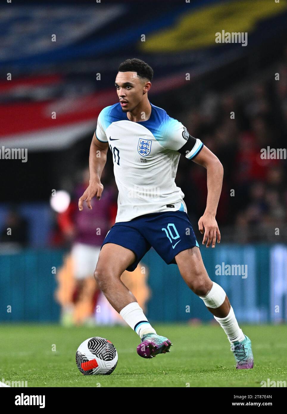 LONDON, ENGLAND - November 17: Trent Alexander-Arnold of England during ...