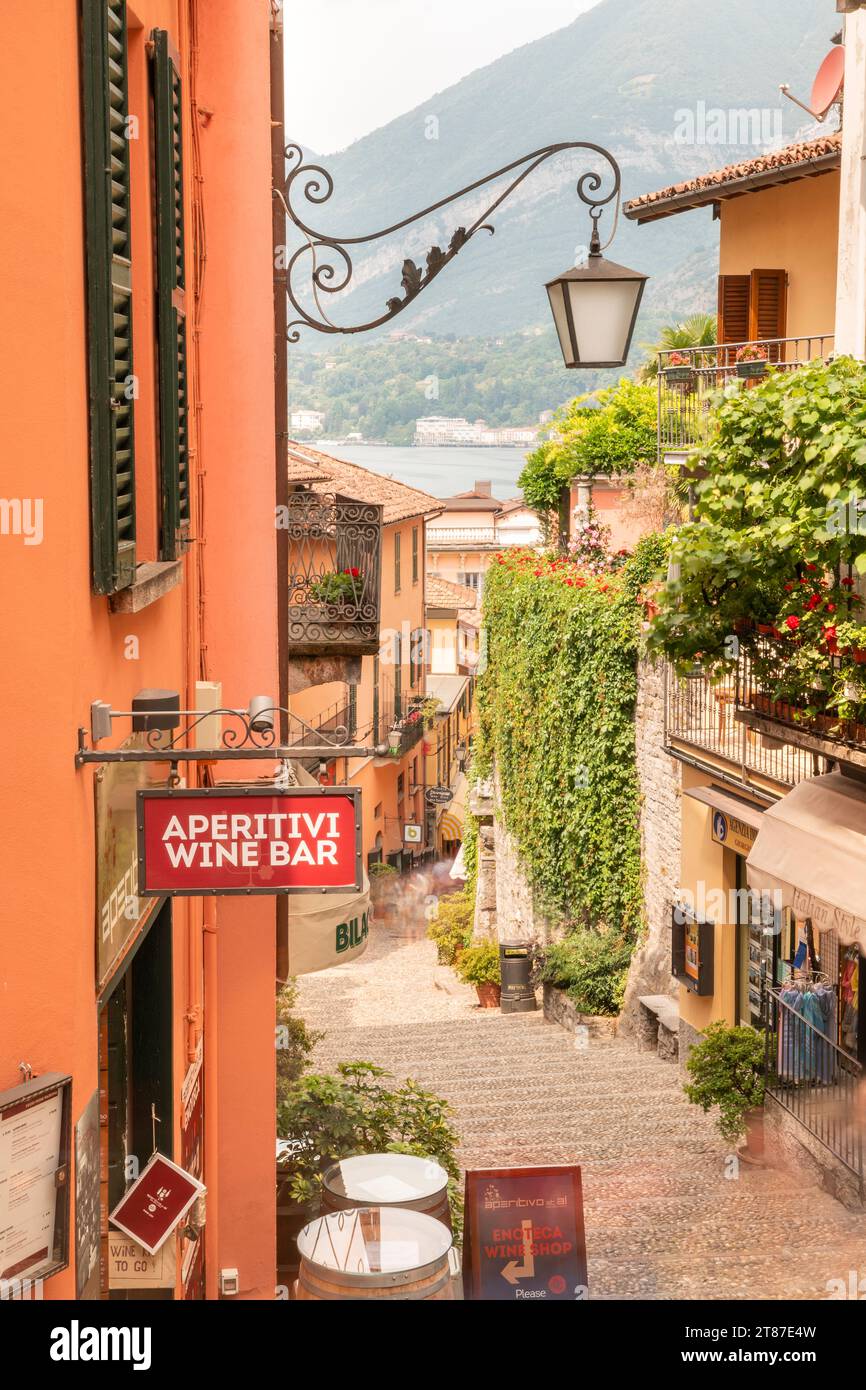 Picturesque salita serbelloni view hi-res stock photography and images ...