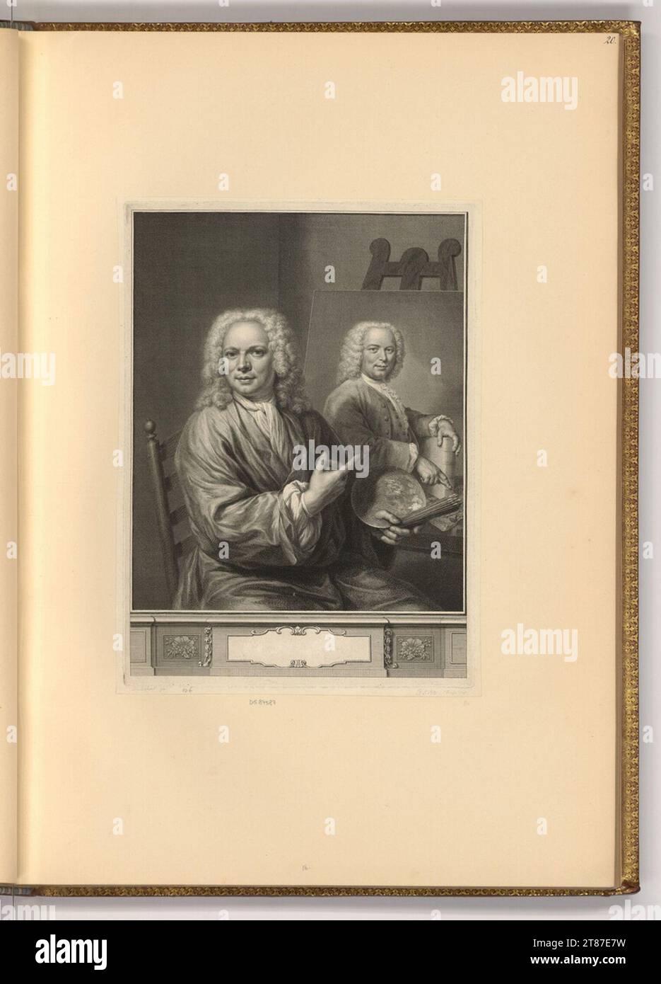 Pieter Tanjé (Engraver) Portrait Jan Maurits Quinkhard. Copper ...