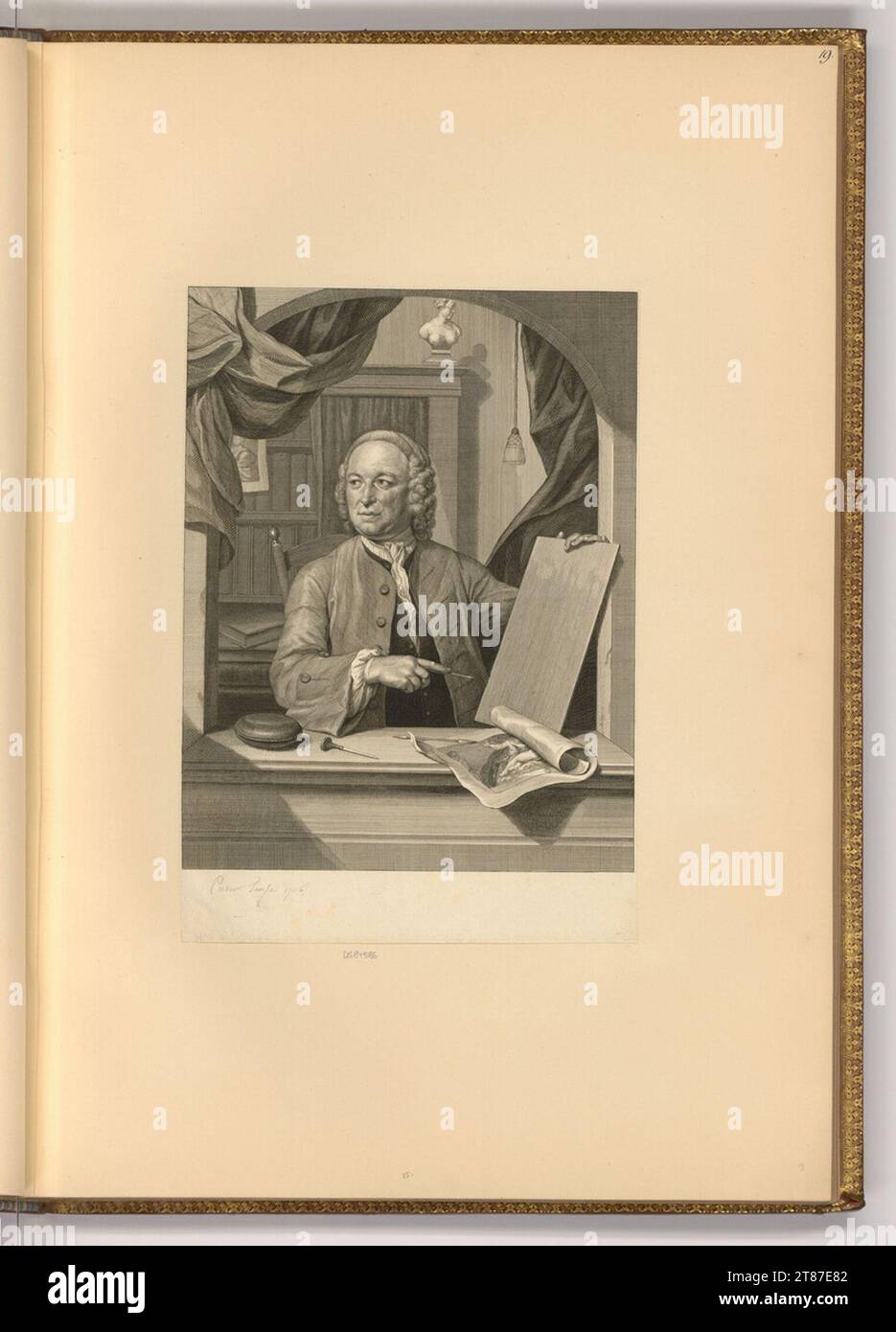 Pieter Tanjé (Engraver) Portrait Pieter Tanjé. Copper engraving ...