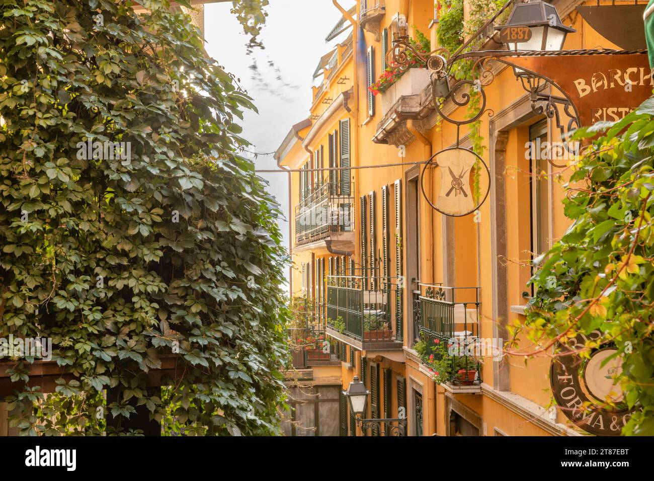 Sunny stroll through narrow streets hi-res stock photography and images ...
