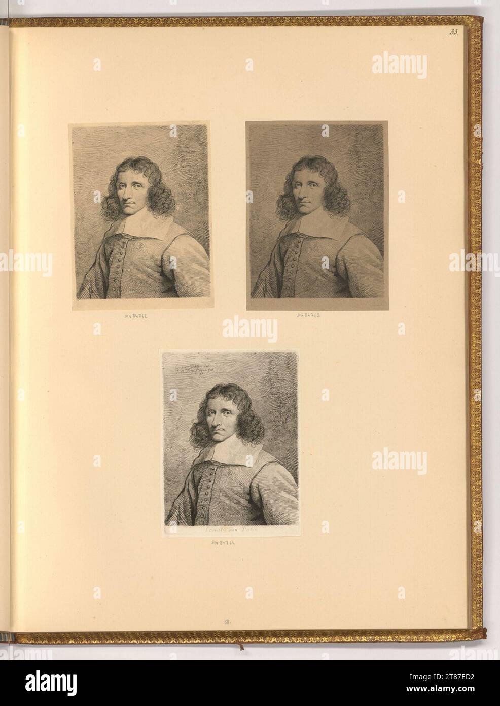 Jan Pieter de Frey (Engraver) Portrait Cornelis van Dalen. etching ...