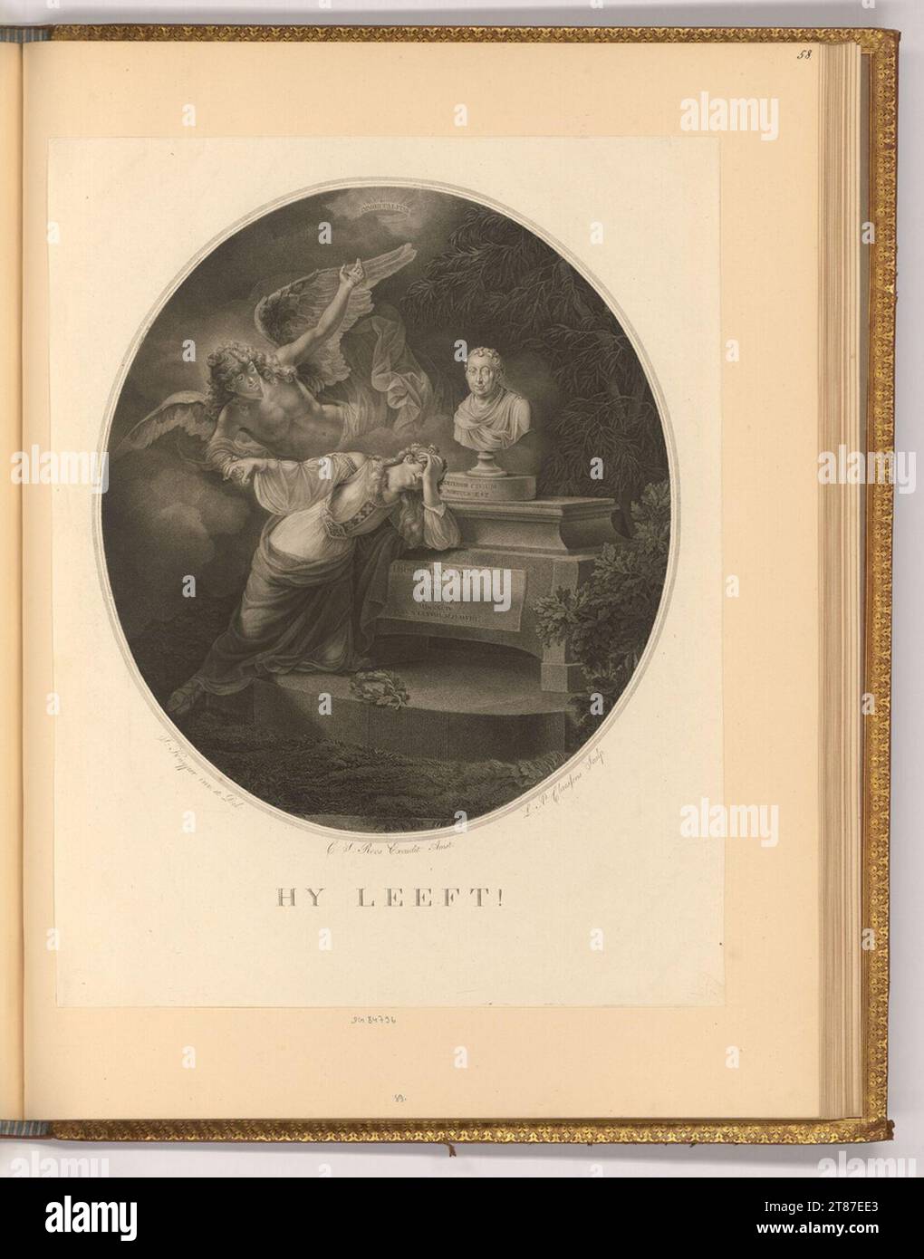Lambert Antoine Claessens (Engraver) Grave monument for Hendrik Hooft ...