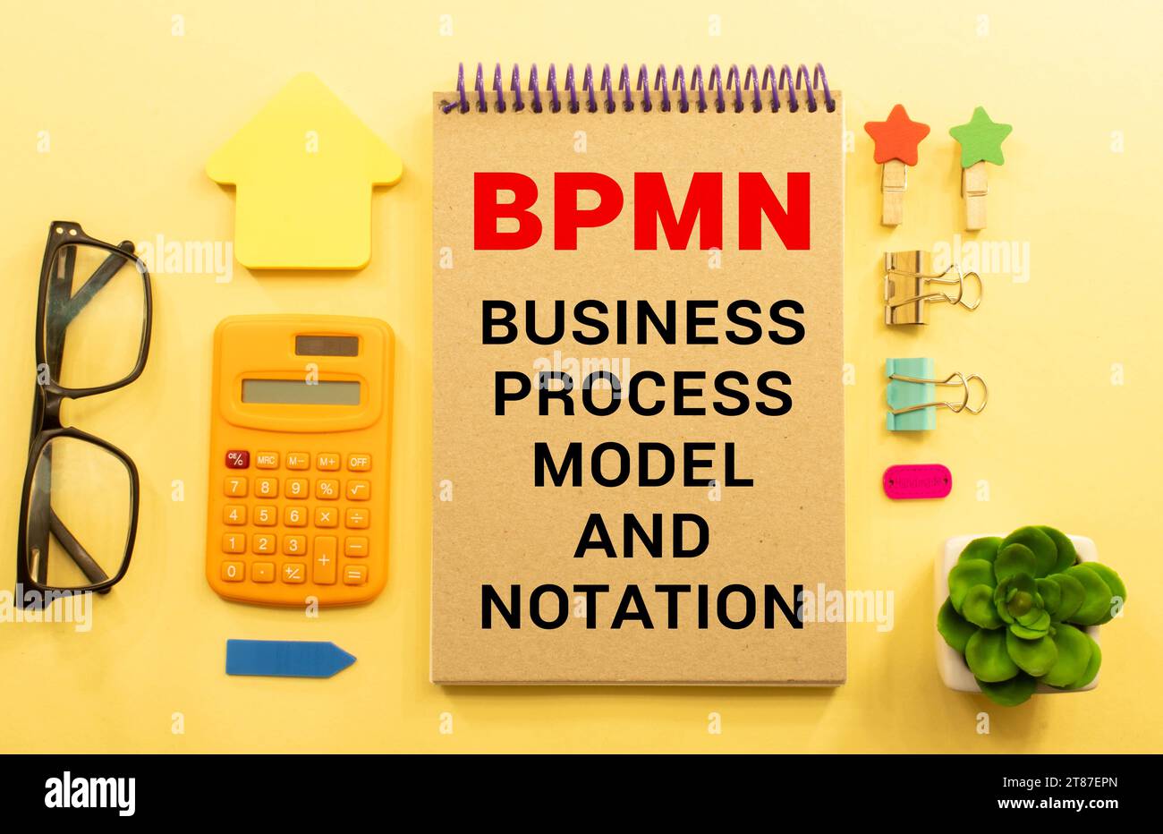 Business process model and notation BPMN is shown using a text Stock ...