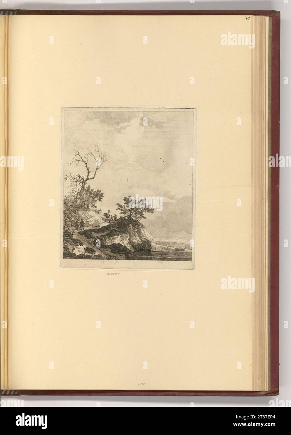 Barend Hendrik Thier (Engraver) Landscape with rider. etching 1755-1811 ... Barend Hendrik Thier (Engraver) Landscape with rider. etching 1755-1811 ...