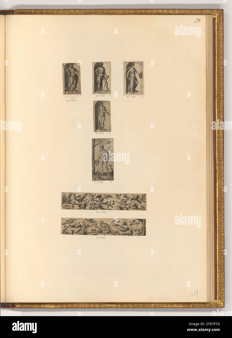 Hans Collaert d. Ä. Niche figures from mythology and the Old Testament ...