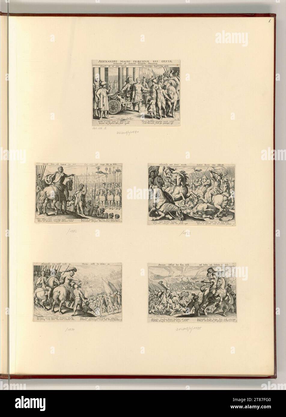 Matthäus Merian der Ältere (Engraver) The deeds of Alexander the Great. etching 1615-1650 , 1615 ...