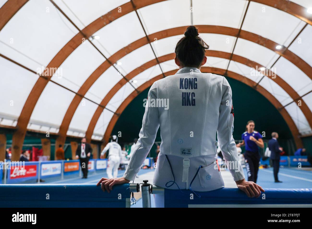 Kong Man Wai Vivian (HKG) looks on during the World Cup Women´s Epee ...