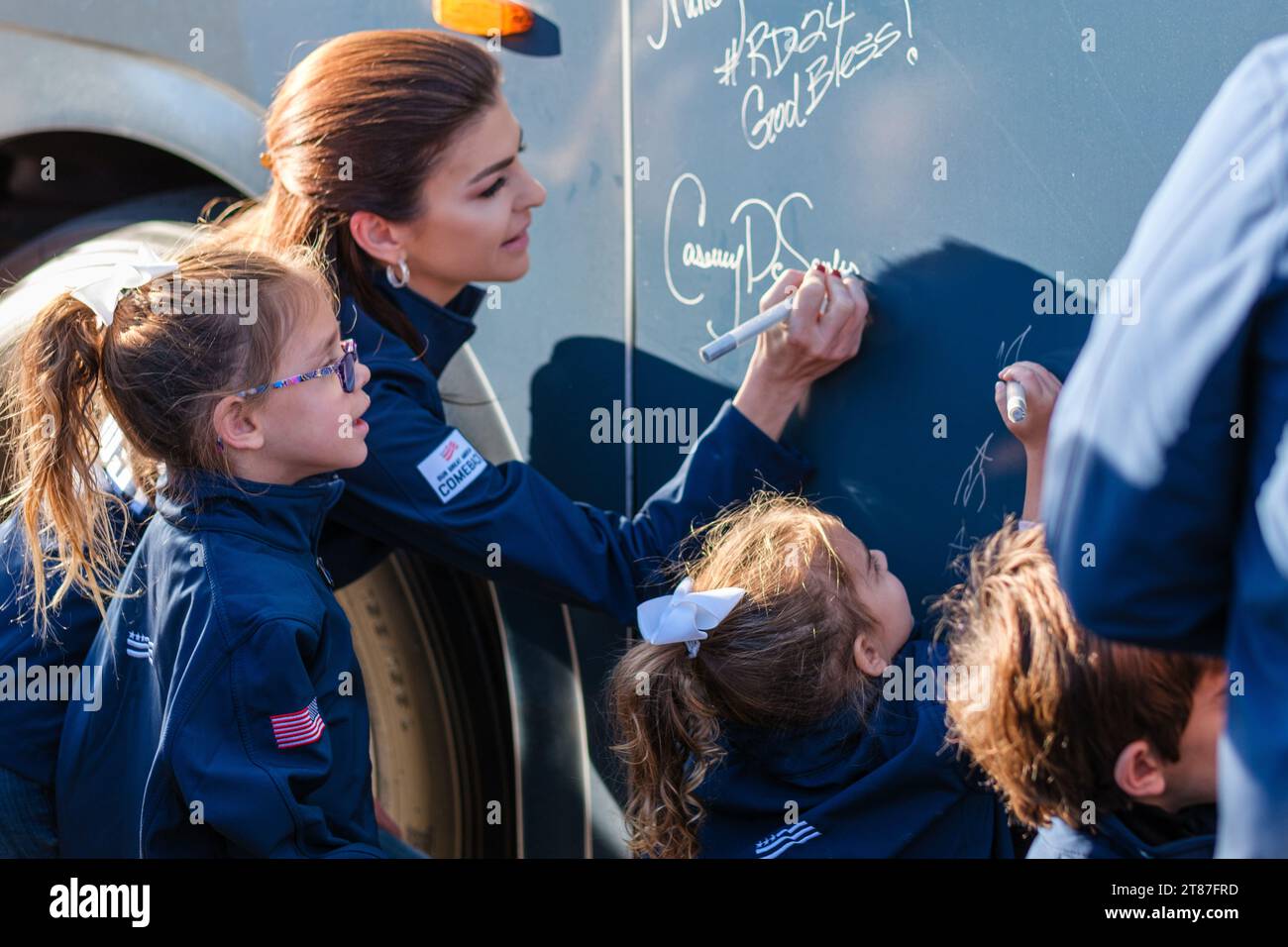 Des Moines, Iowa, USA. 18th Nov, 2023. Florida First Lady CASEY ...