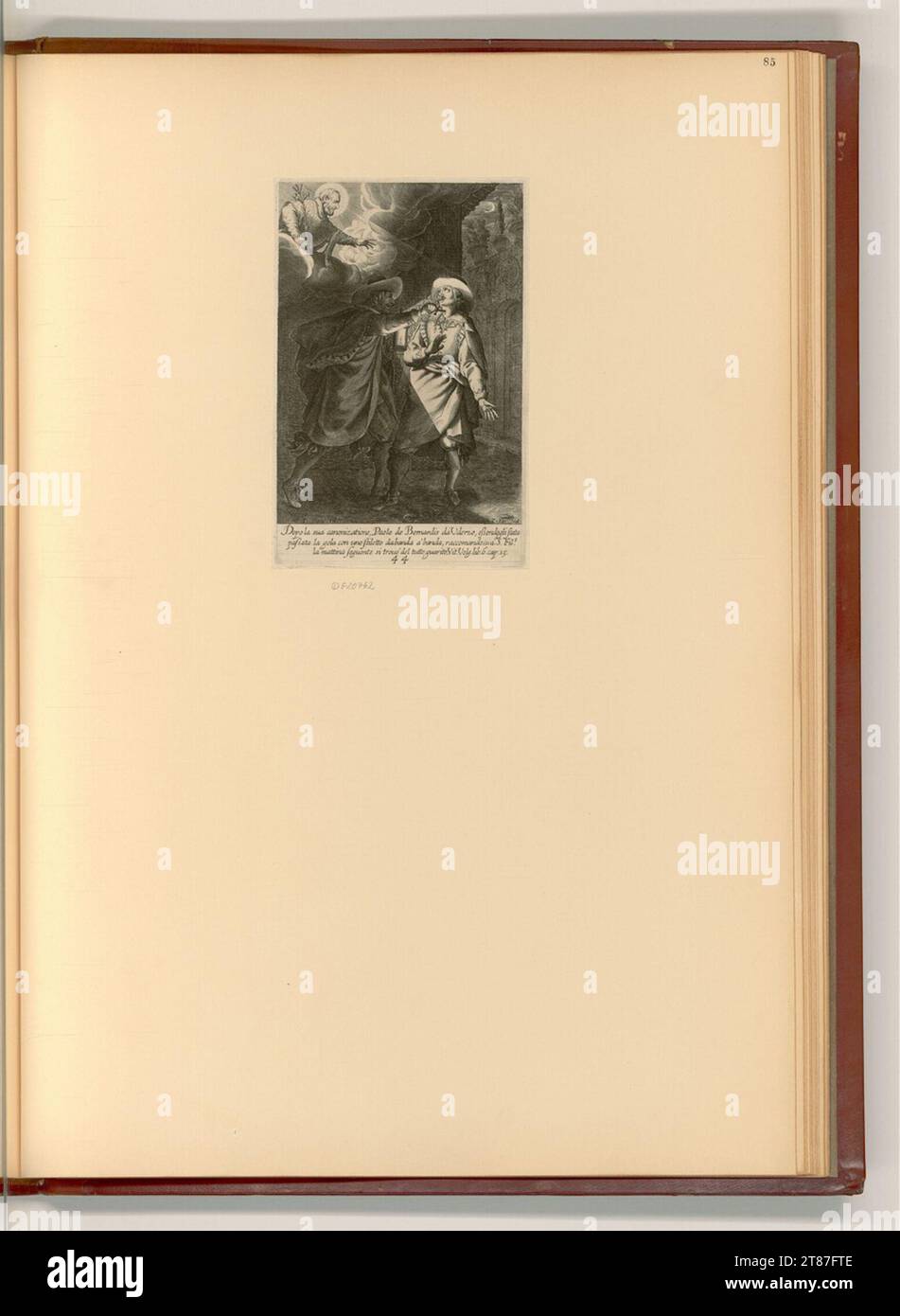 Luca Ciamberlano (Engraver) Scenes from the life of St. Philipp Neri ...