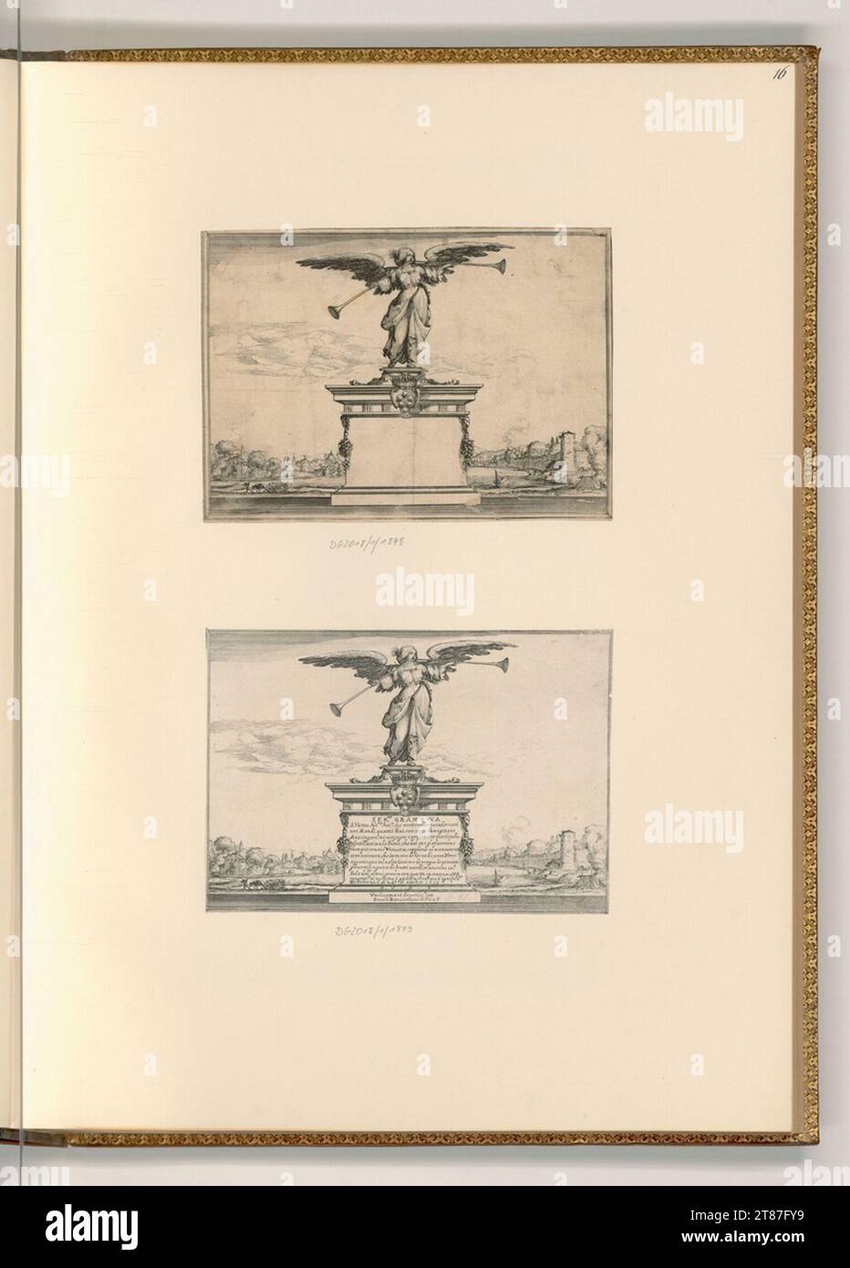 Ercole Bazzicaluva (Engraver) Frontispiece for a series of twelve ...