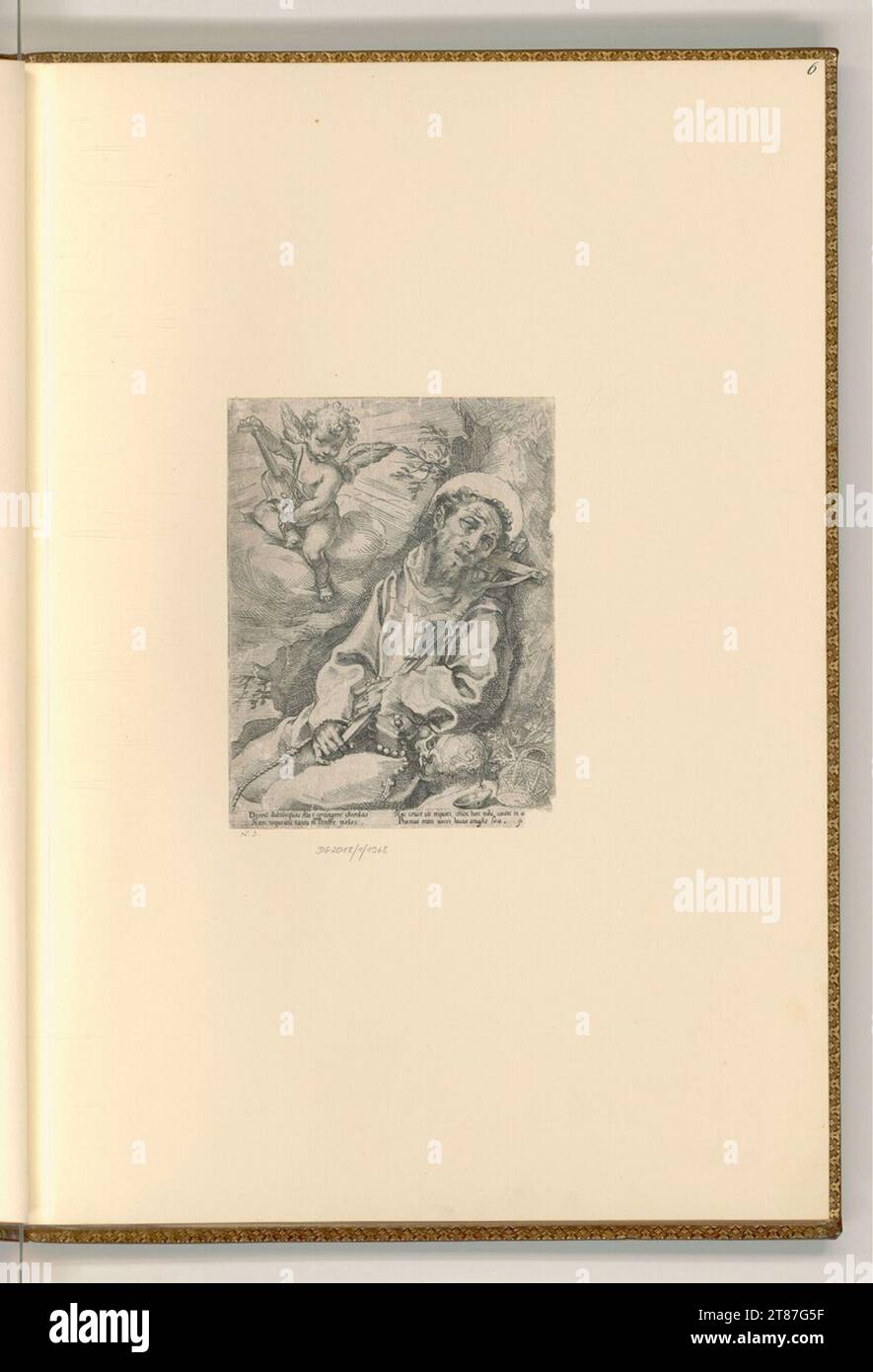 Francesco Vanni (Engraver) St. Francis. etching 1563-1610 , 1563/1610 ...