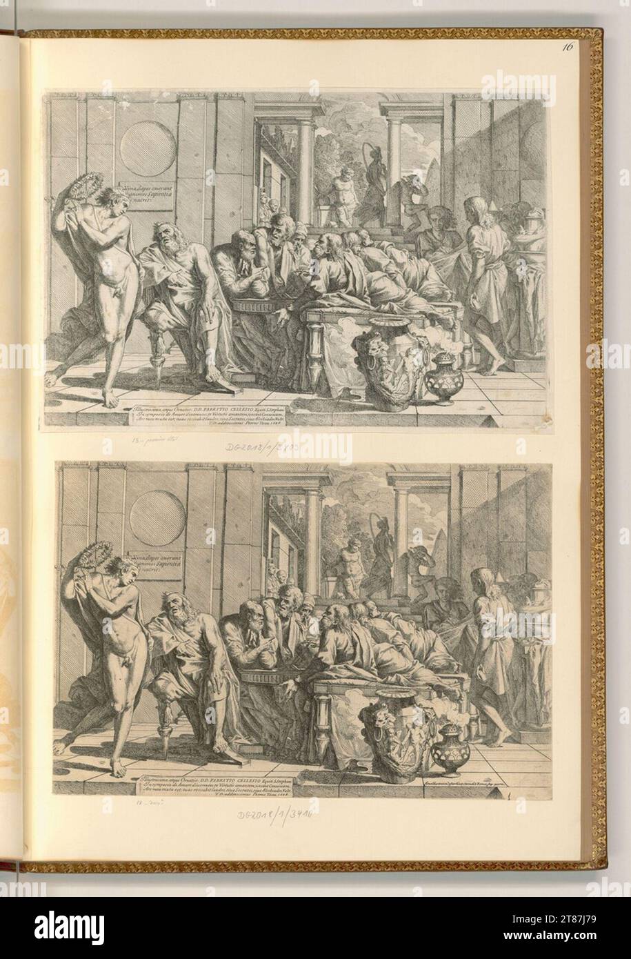 Pietro Testa (Engraver) The seven wise Greece. etching 1628-1650 , 1628 ...