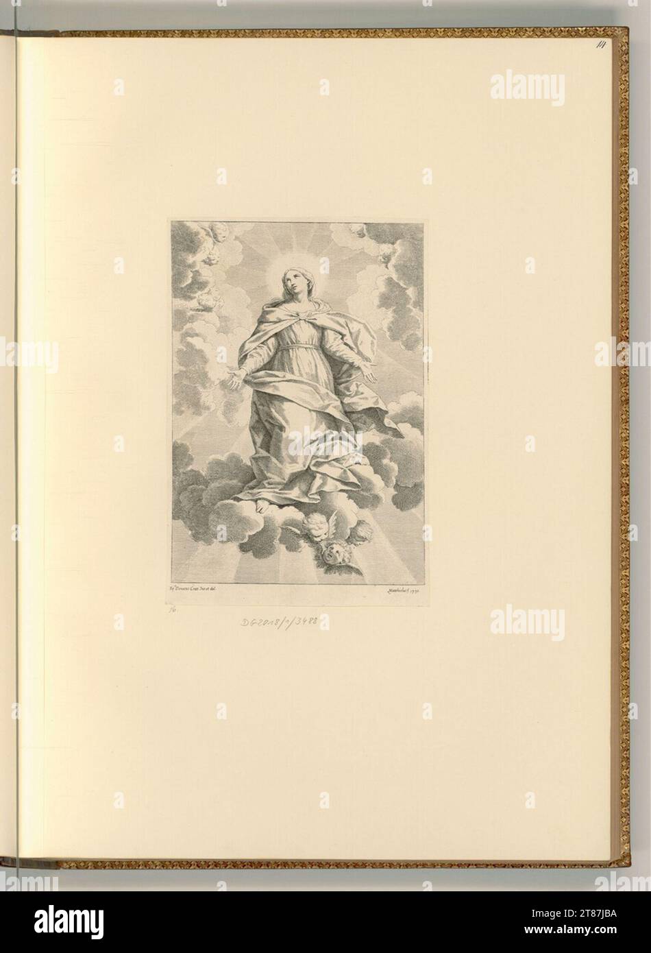 Lodovico Mattioli (Engraver) Himmelfahrt Mary. etching 1680-1740 , 1680 ...