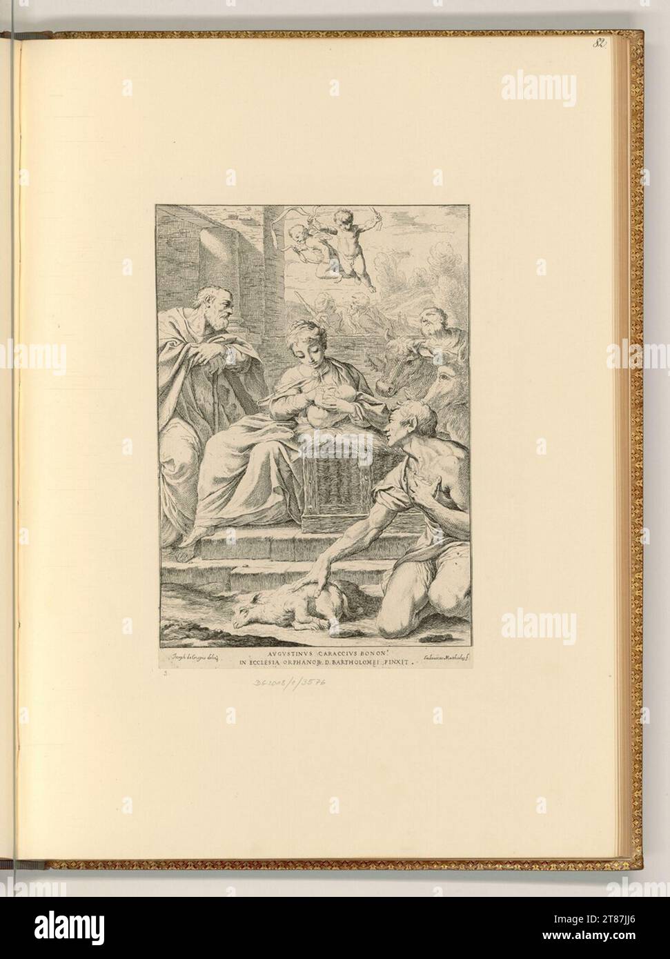 Giuseppe Maria Crespi (Engraver) The birth of Christ. etching 1700-1740 ...