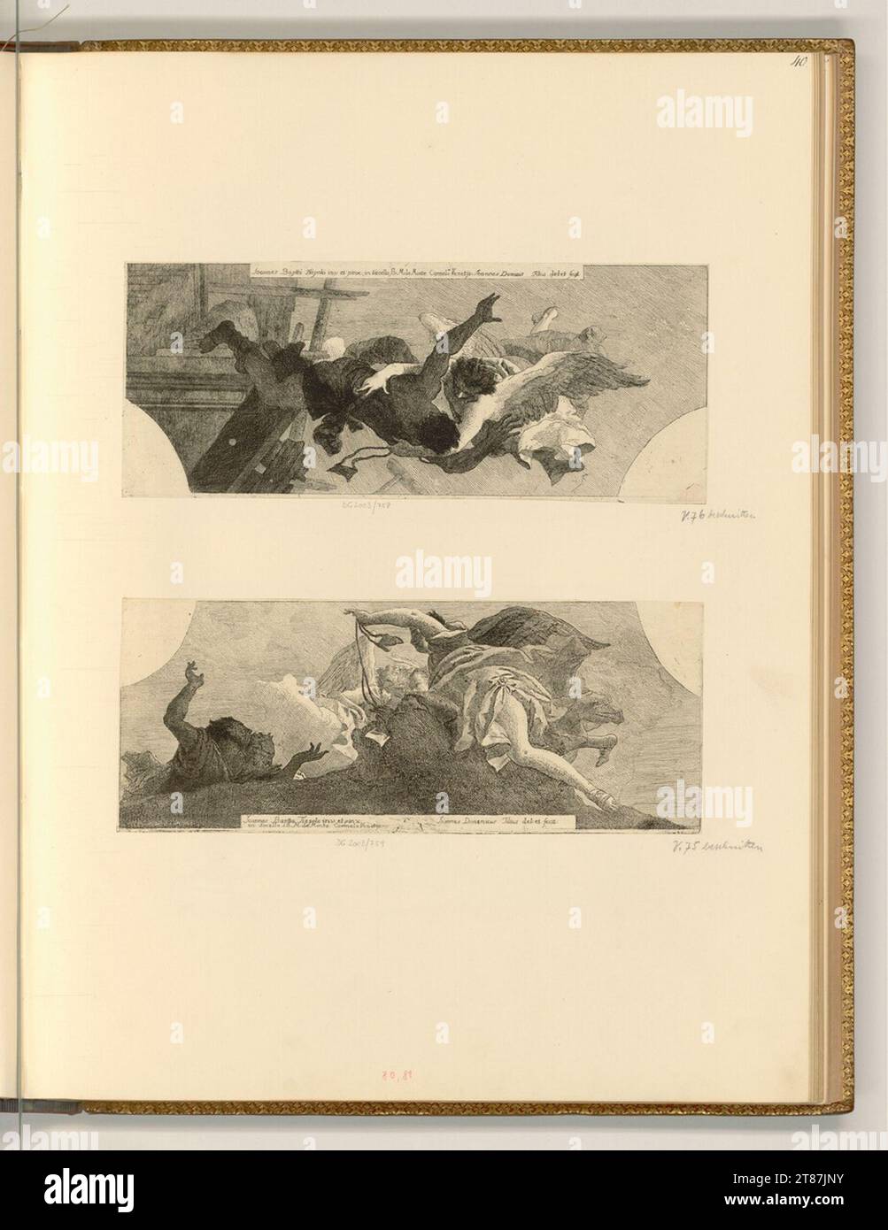 Giovanni Domenico Tiepolo (Engraver) A worker, saved by death thanks to ...
