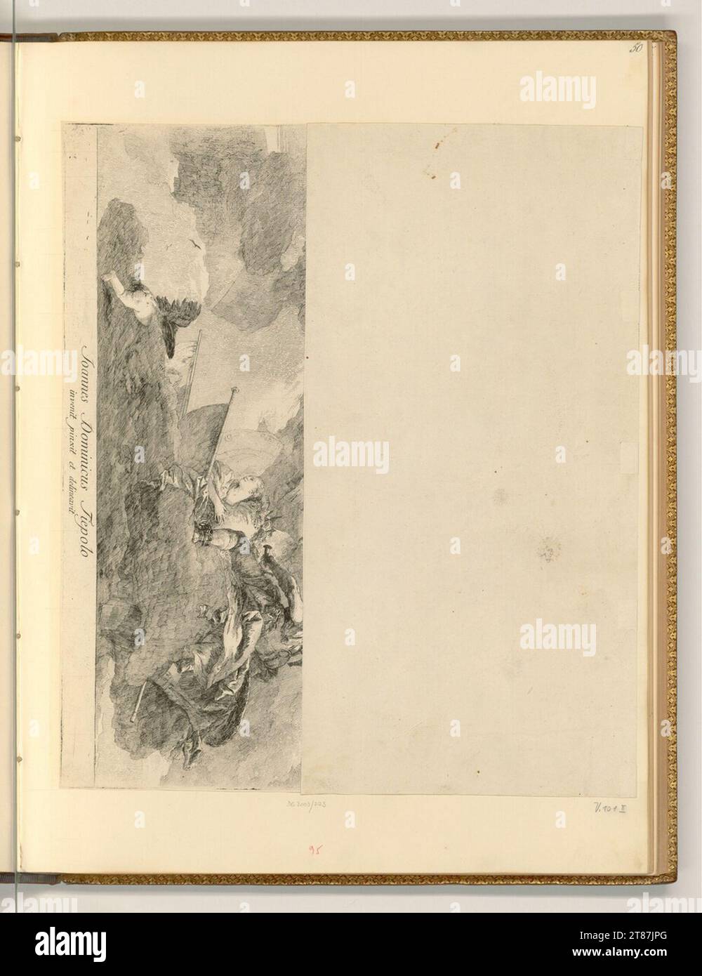 Giovanni Battista Tiepolo The triumph of the Hercules. etching 18 ...