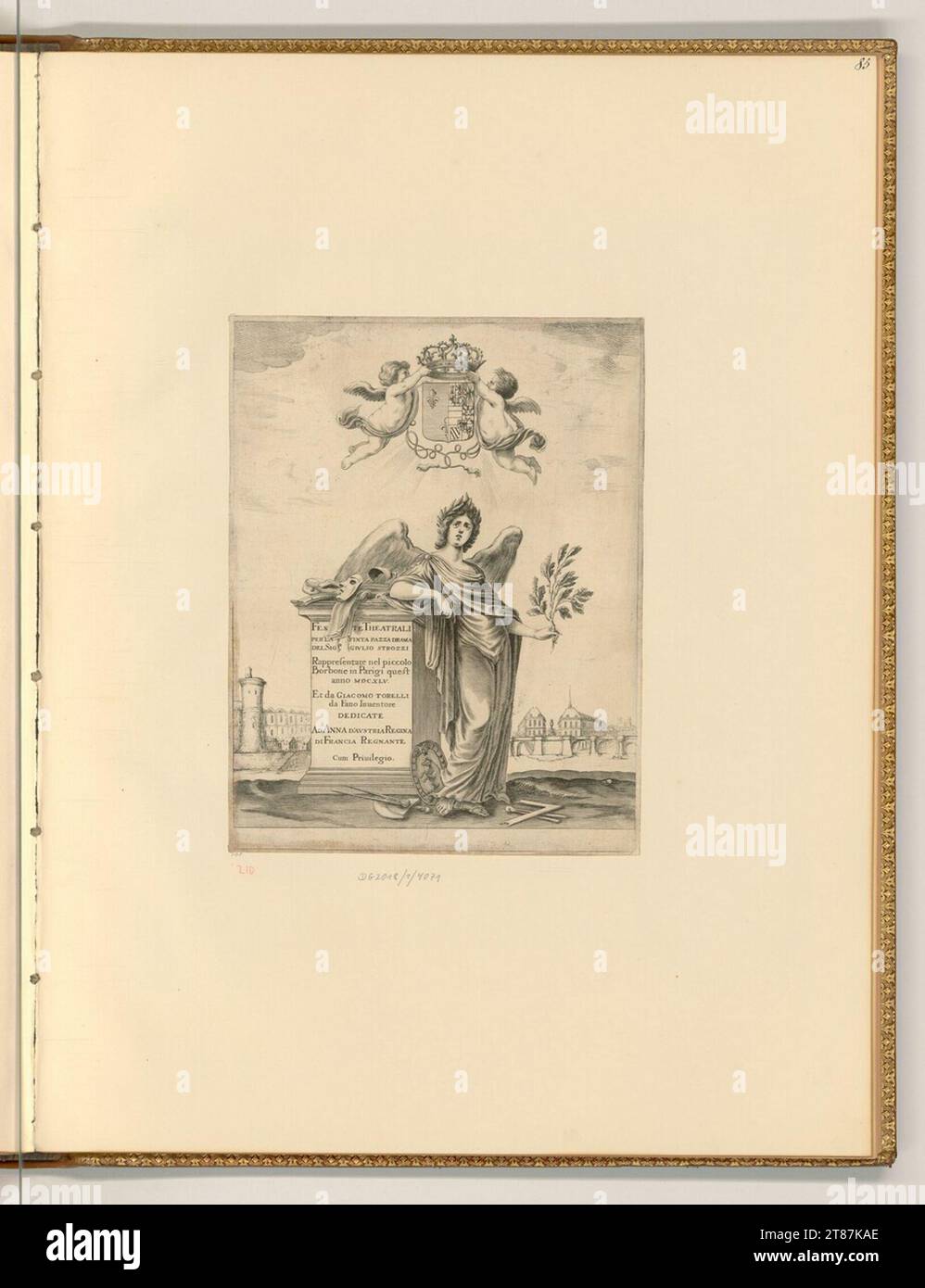 Stefano della Bella Titelblatt, Theatrals for the fake crazy, drama of ...