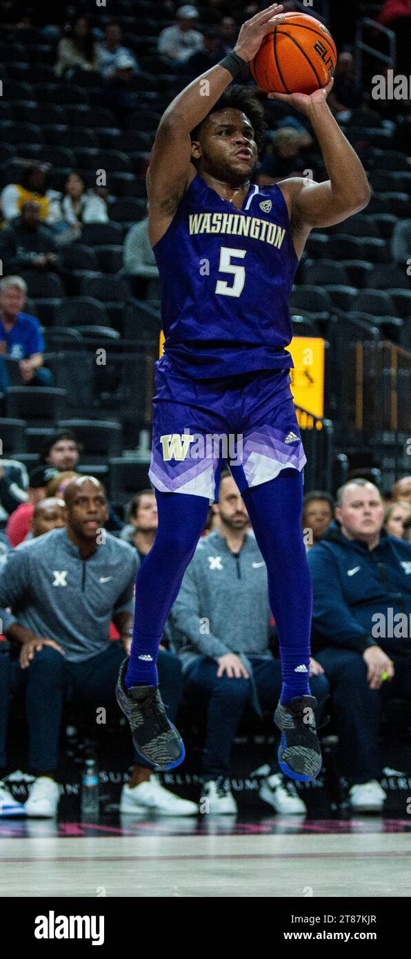 November 17 2023 Las Vegas, NV U.S.A. Washington guard Sahvir Wheeler ...