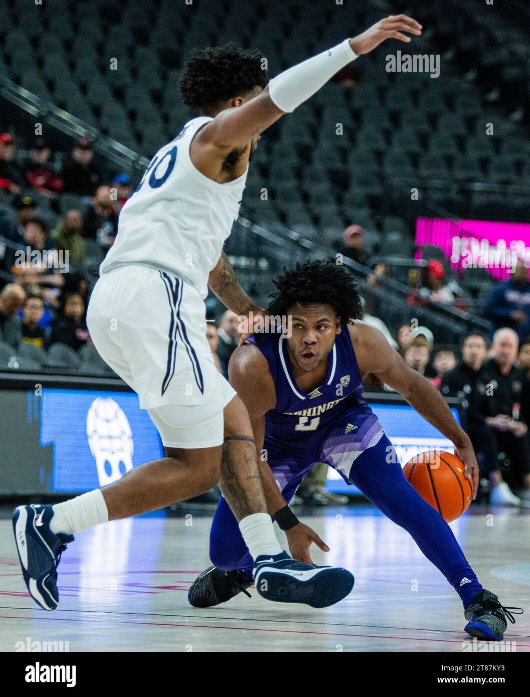 November 17 2023 Las Vegas, NV U.S.A. Washington guard Sahvir Wheeler ...