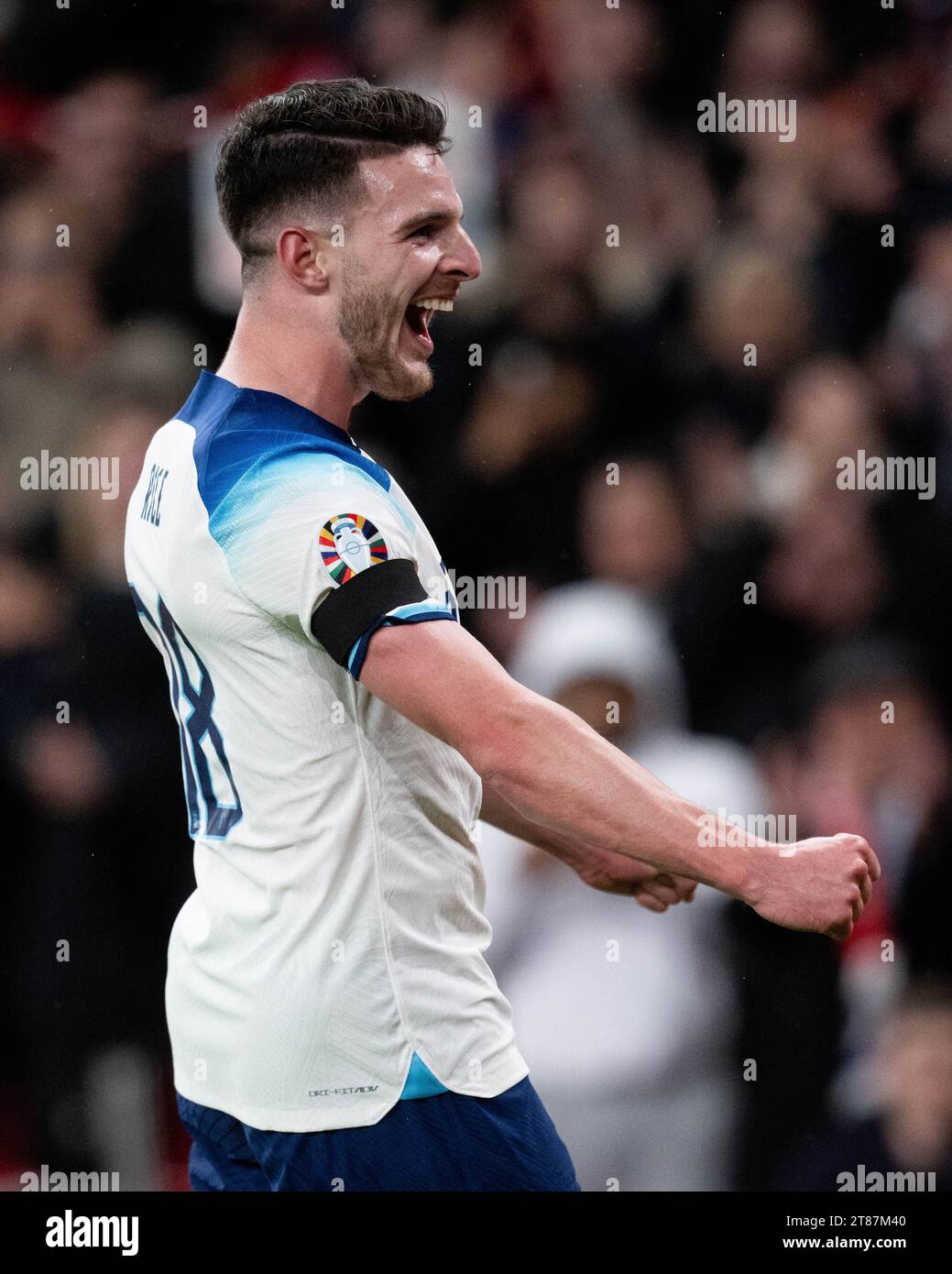 LONDON, ENGLAND - November 17: Declan Rice of England of England during ...