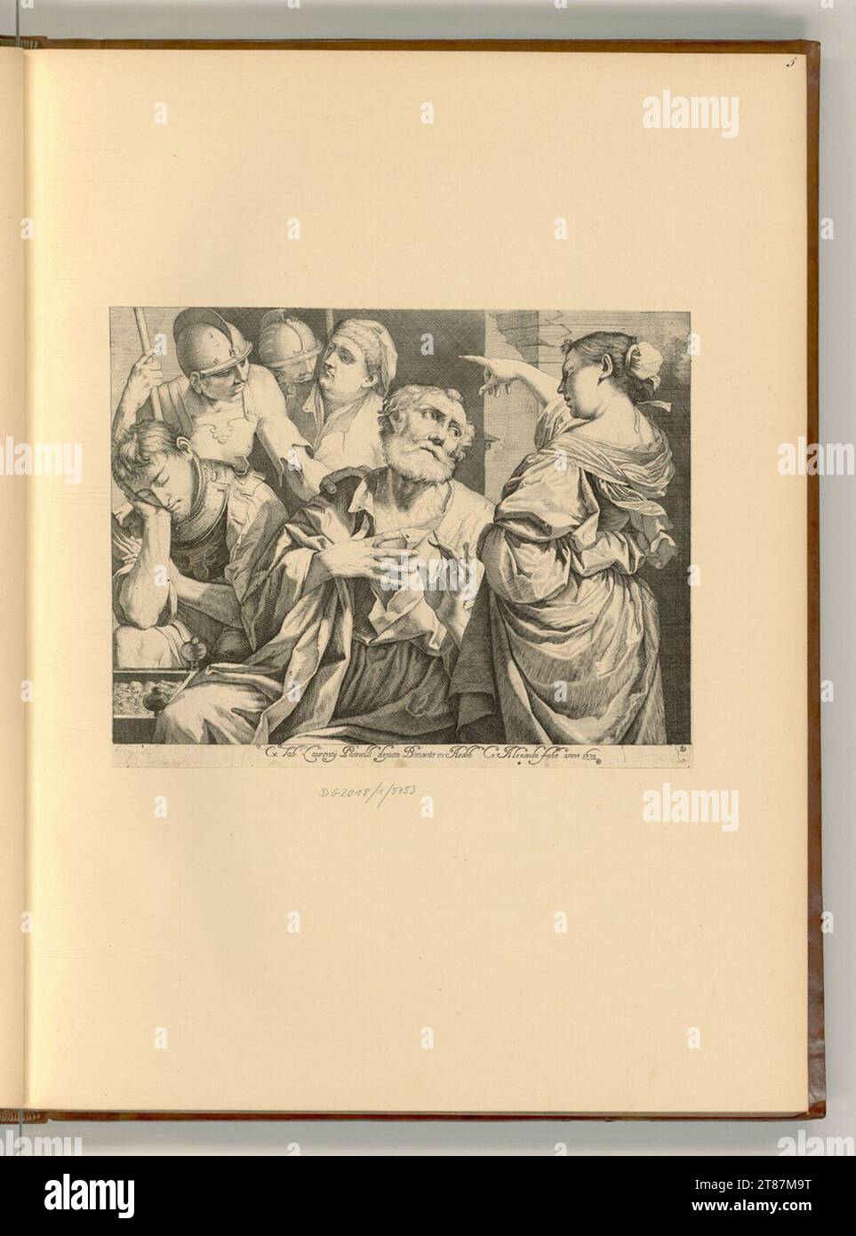 Domenico Maria Bonaveri (Engraver) The prison. etching 1670 , 1670 ...