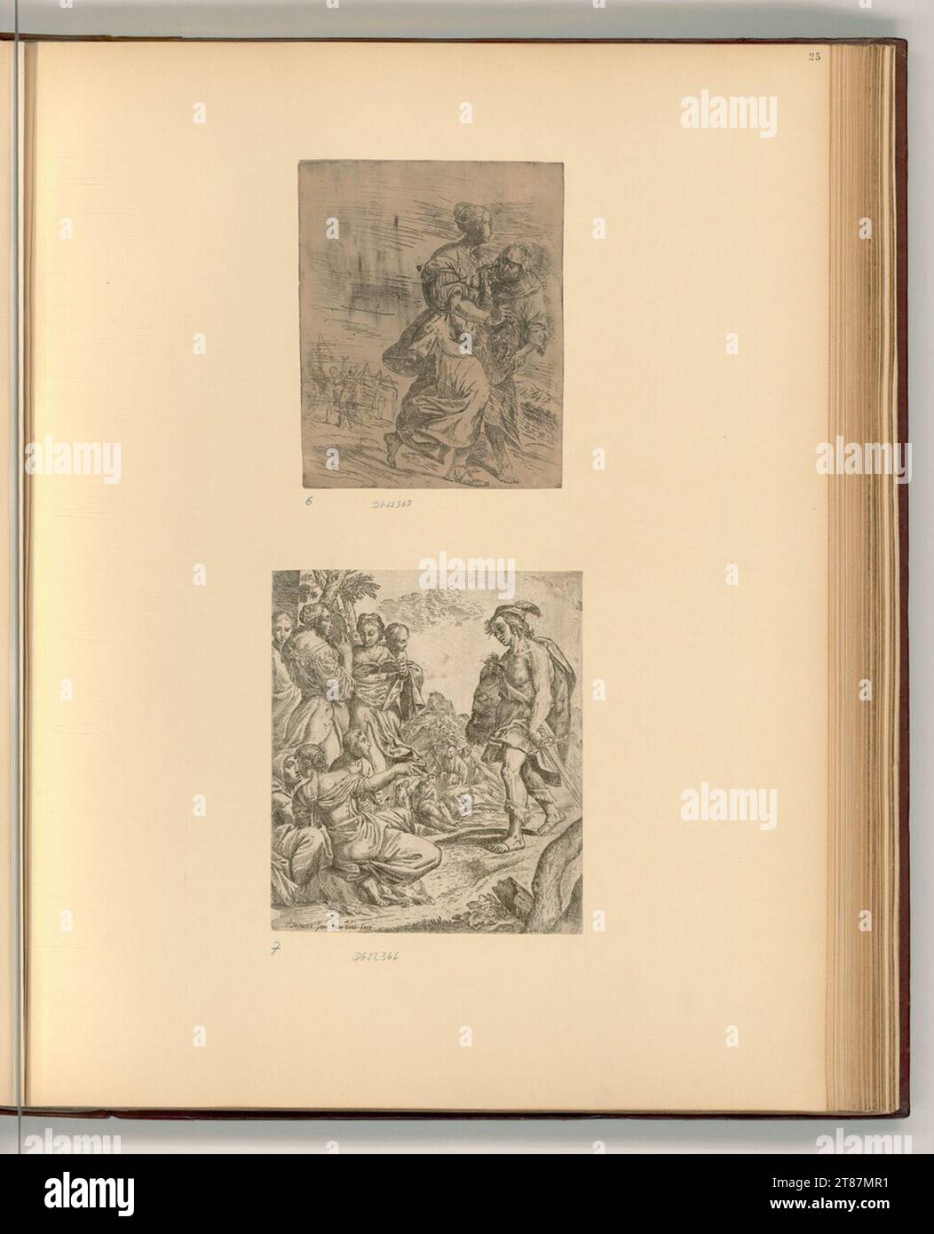 Marco San Martino (Engraver) Judith with the head of the Holofernes ...
