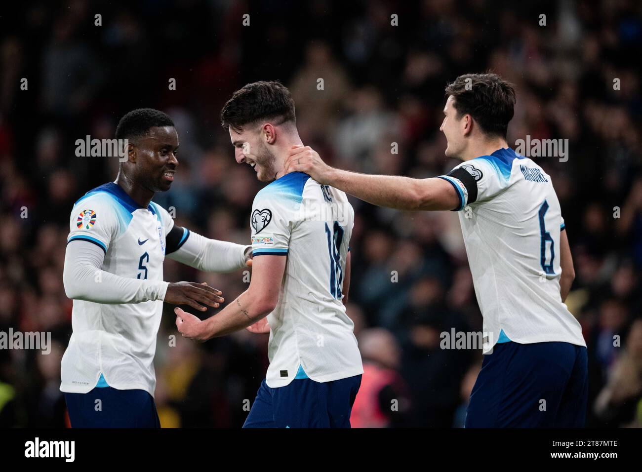 LONDON, ENGLAND - November 17: Declan Rice of England of England during ...