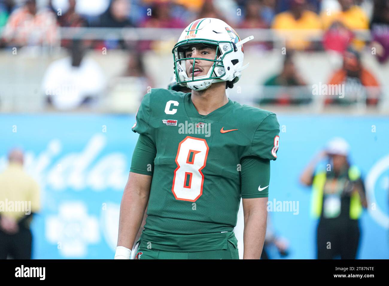 Orlando, Florida, USA, November 18, 2023, Florida A&M quarterback ...