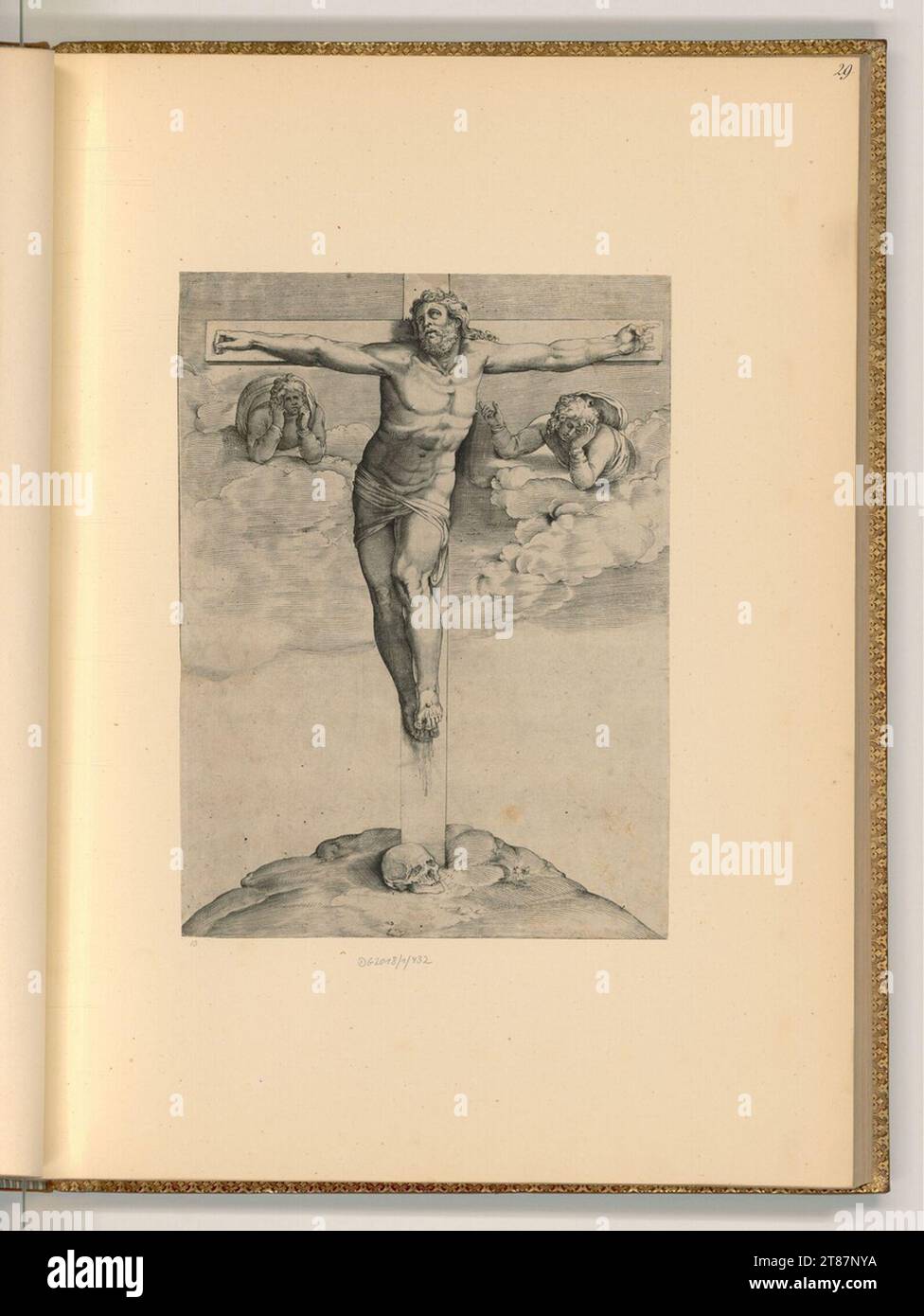 Giovanni Battista Franco gen. Semolei (Engraver) Christ flanked on the ...