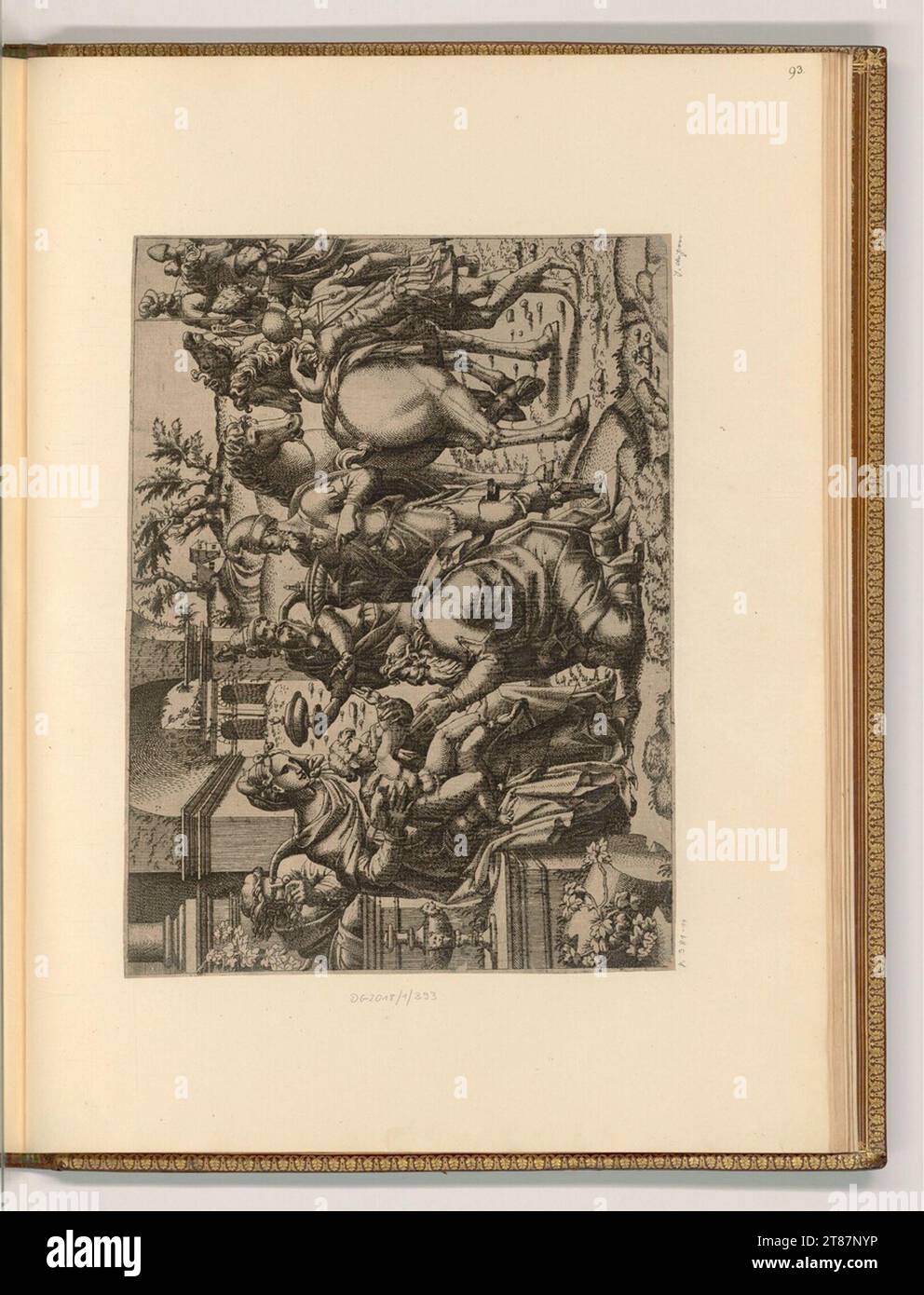 Jean Mignon (Engraver) Adoration of the kings. Etching, copper ...