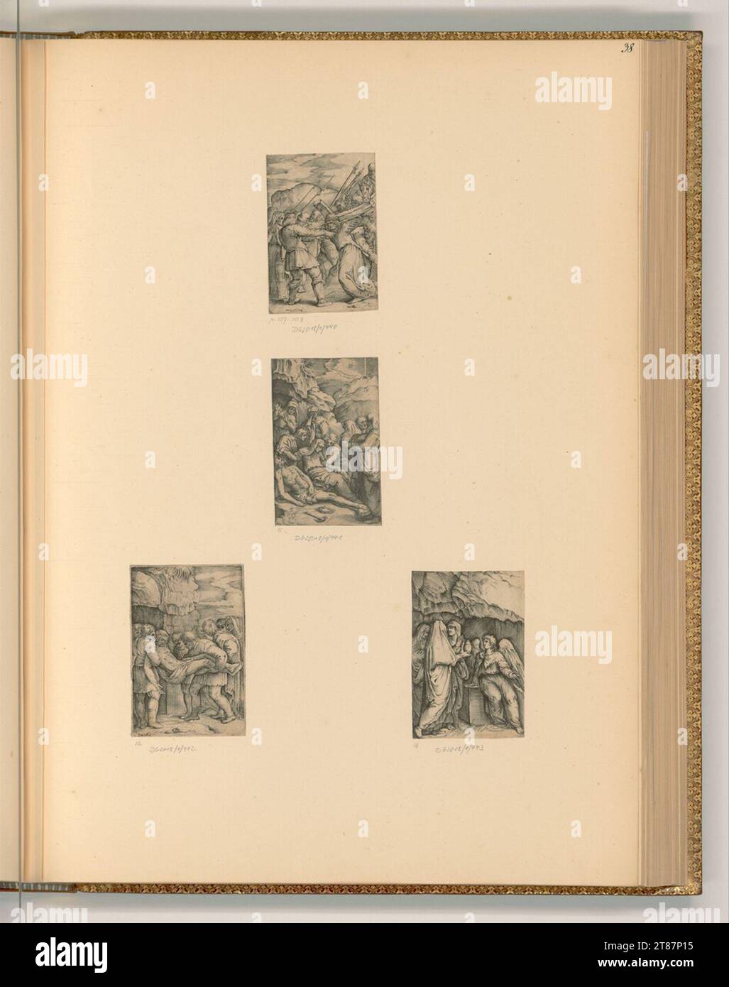 Giovanni Battista Franco gen. Semolei (Engraver) Passion scenes. etching 1530-1561 , 1530/1561 ...