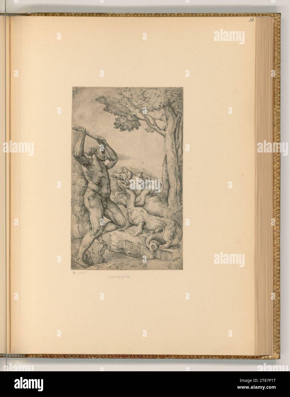 Giovanni Battista Franco gen. Semolei (Engraver) Hercules kills the ...