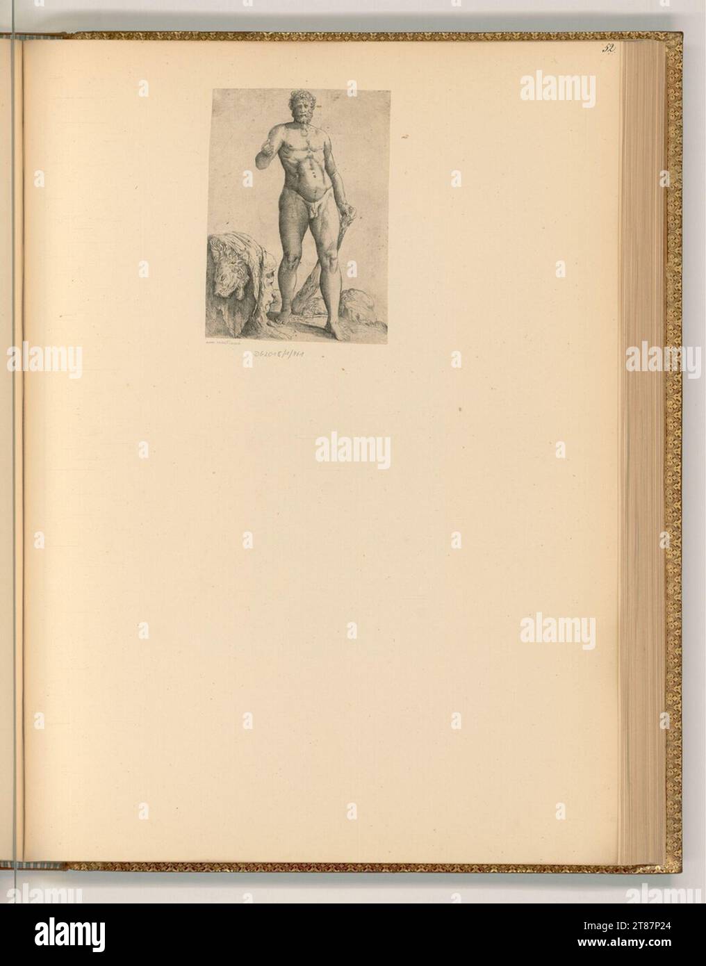 unbestimmt (Engraver) Hercules. etching 1530-1600 , 1530/1600 Stock ...