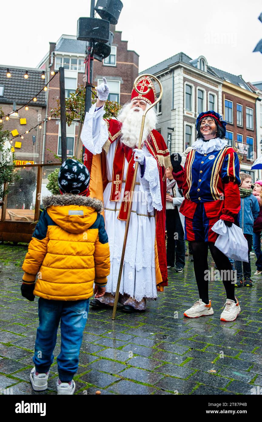A little boy is seen looking at St. Nicholas. The first Saturday after ...