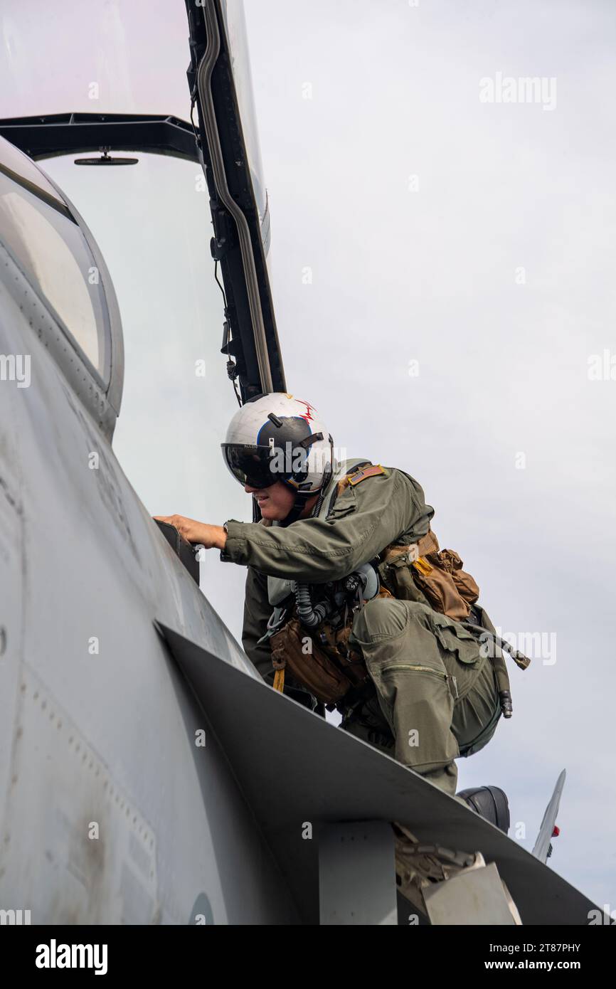 PACIFIC OCEAN (Nov. 13, 2023) Rear Adm. Christopher Alexander ...