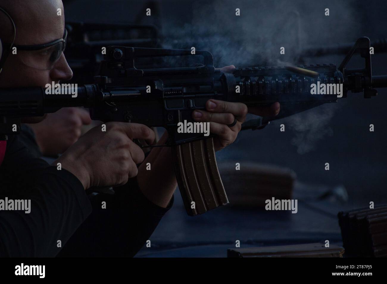 PACIFIC OCEAN (Nov. 12, 2023) ¬¬U.S. Navy Master-at-Arms Seaman Gavin ...