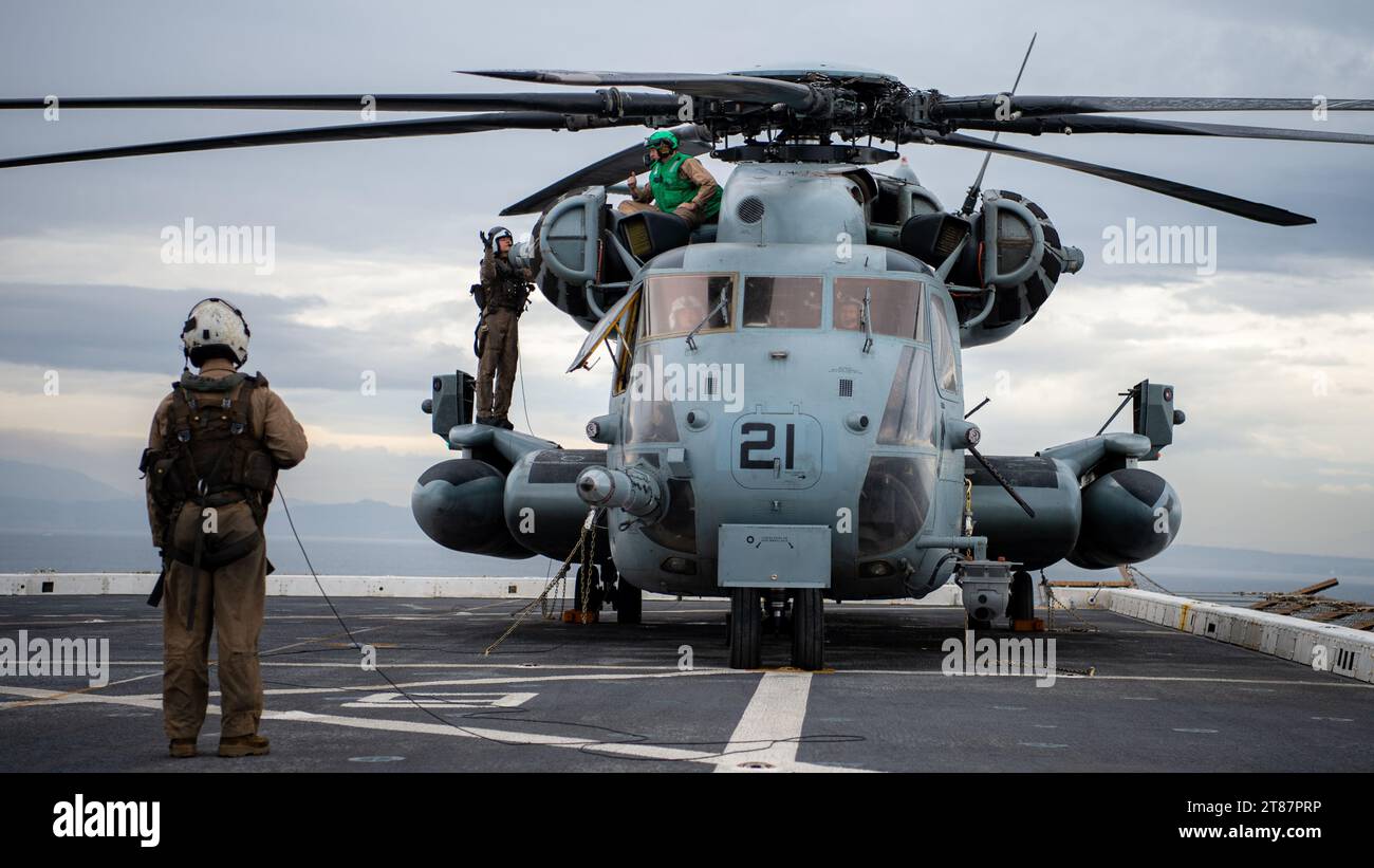 Marines assigned to the “White Knights” of Marine Medium Tiltrotor ...