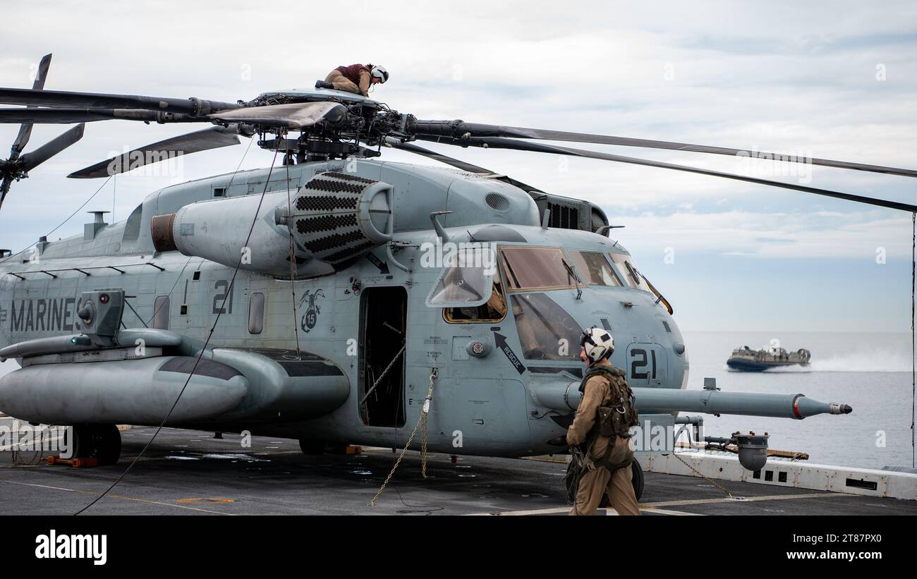 Marines assigned to the “White Knights” of Marine Medium Tiltrotor ...