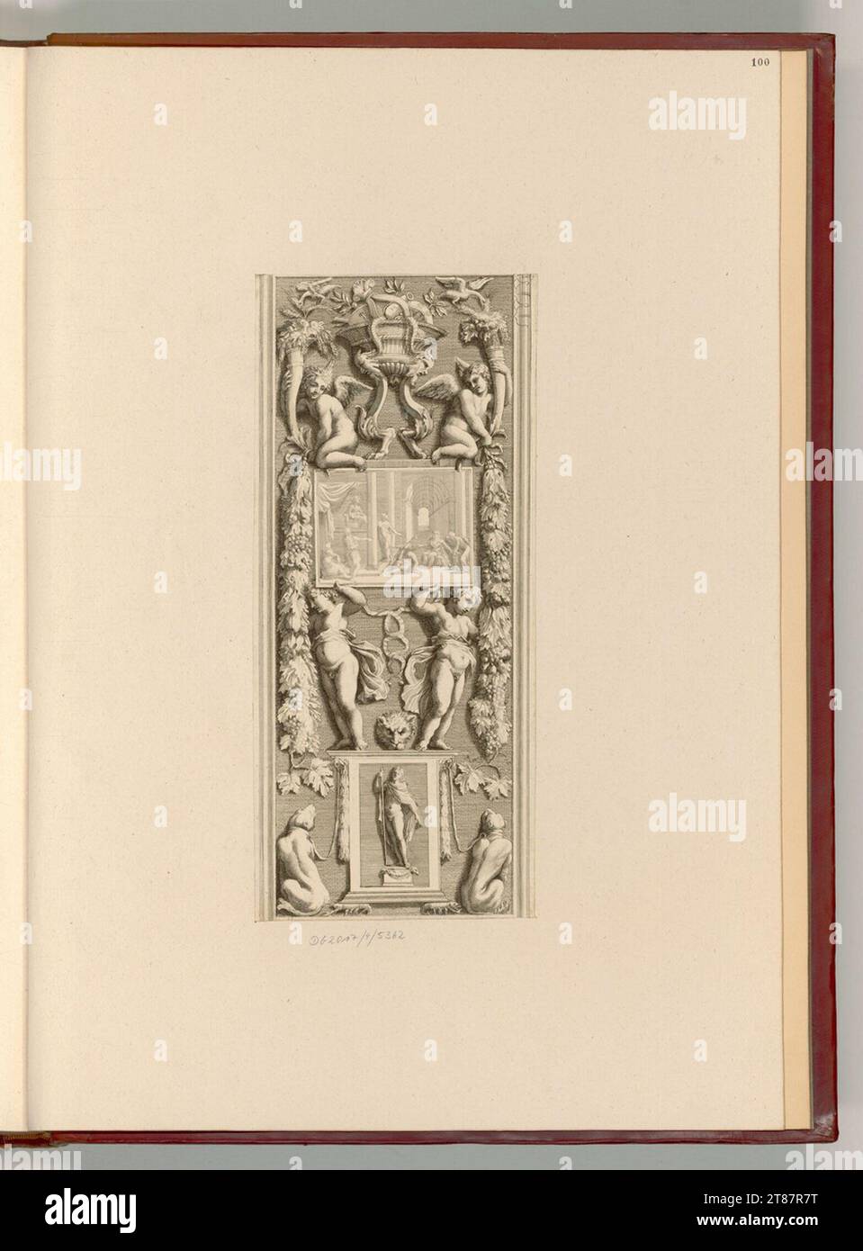 unbestimmt (Engraver) Grotesque of the window library. etching 1650 ...