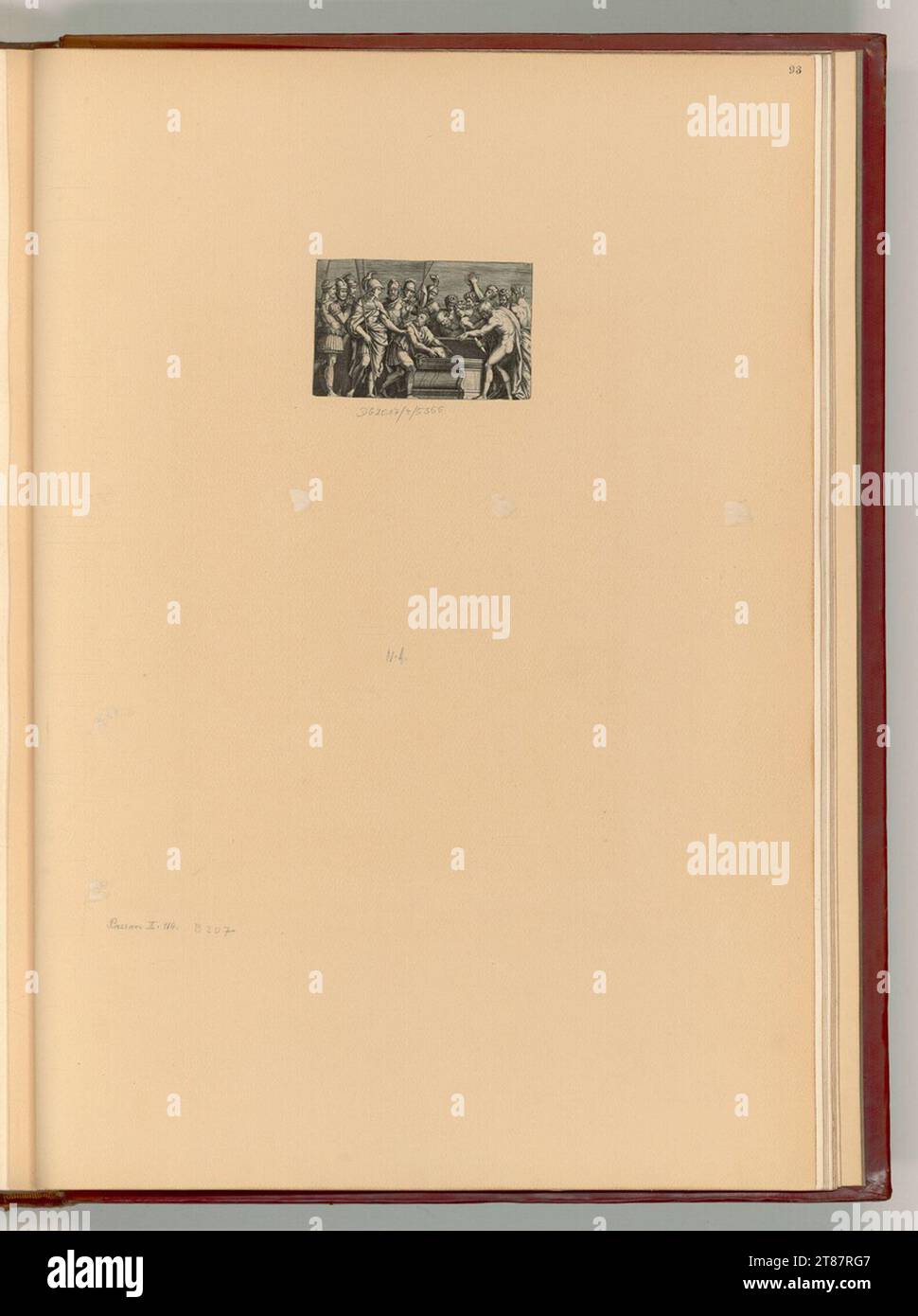 unbestimmt (Engraver) Alexander the Great has the works of the Homer ...