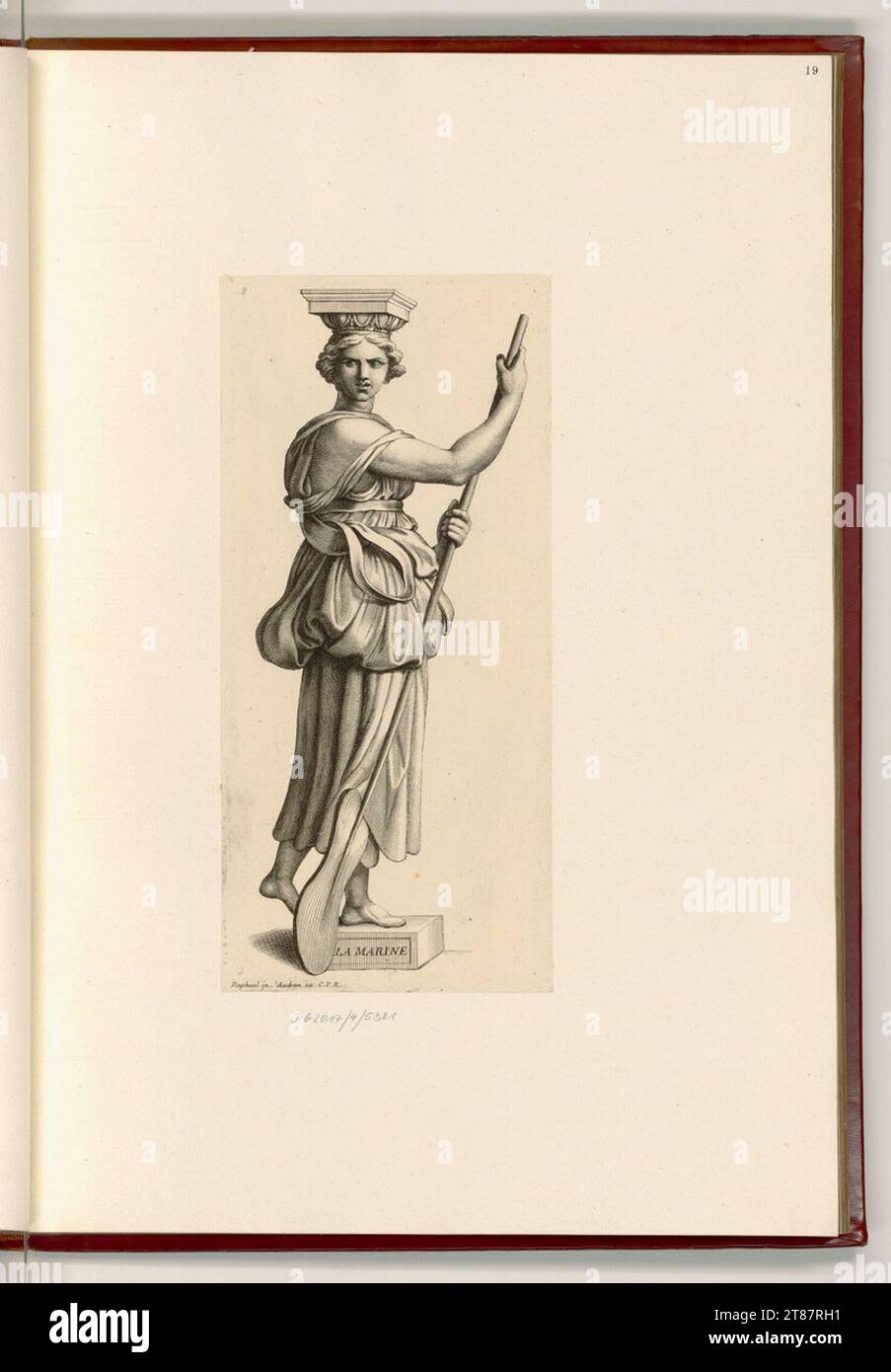 Raffaello Santi The La Marine. Copper engraving, etching 1655-1703 ...