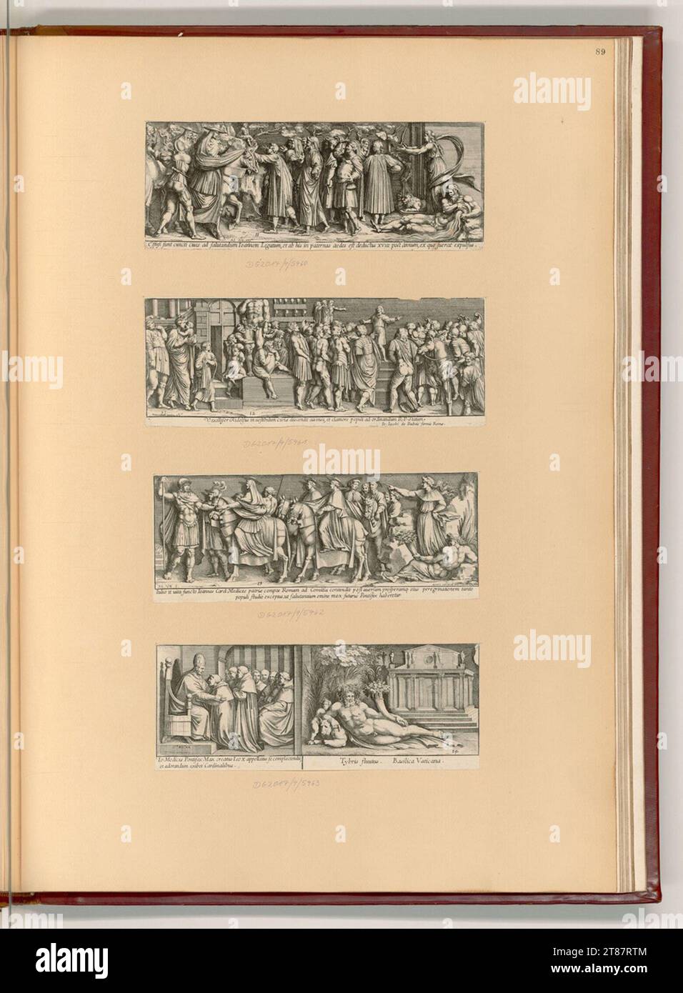 Pietro Santo Bartoli (Engraver) Scenes from the life of Giovanni de ...