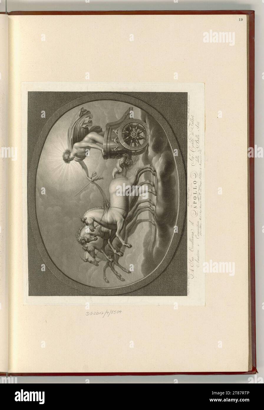 Pietro Bonato (Engraver) Apollo. Copper engraving, etching 1780-1820 ...