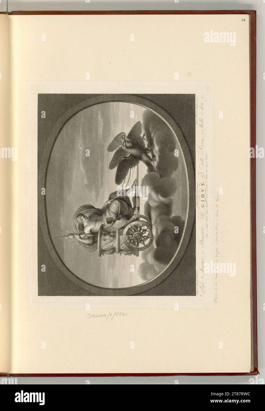 Pietro Bonato (Engraver) Jupiter. Copper engraving, etching 1780-1820 ...